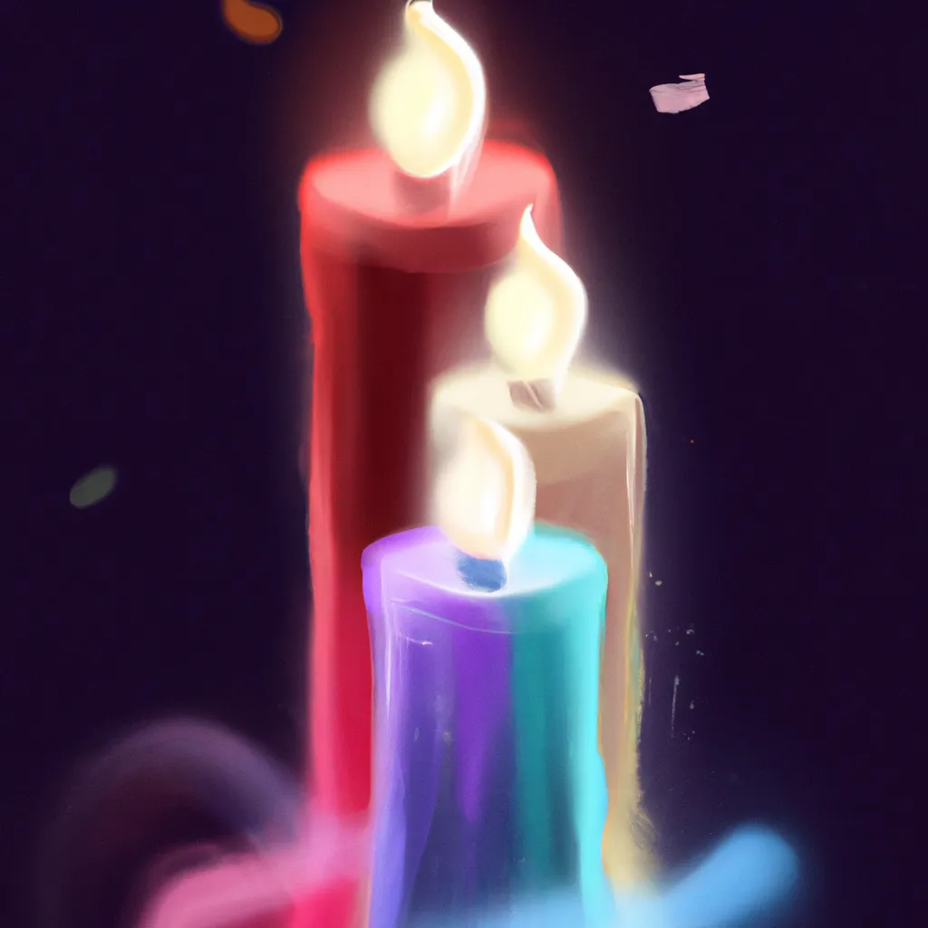 Descubra A Magia Das Velas Coloridas E Transforme O Ambiente!