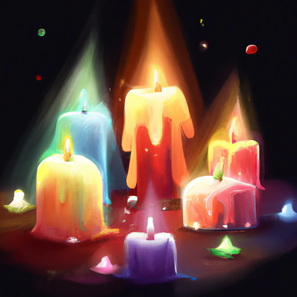 Descubra A Magia Das Velas Coloridas E Transforme O Ambiente!