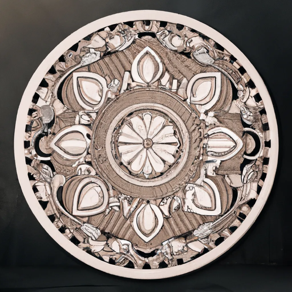Mandala MDF Pintada: Transforme Seu Ambiente Com A Arte Da Decoração!