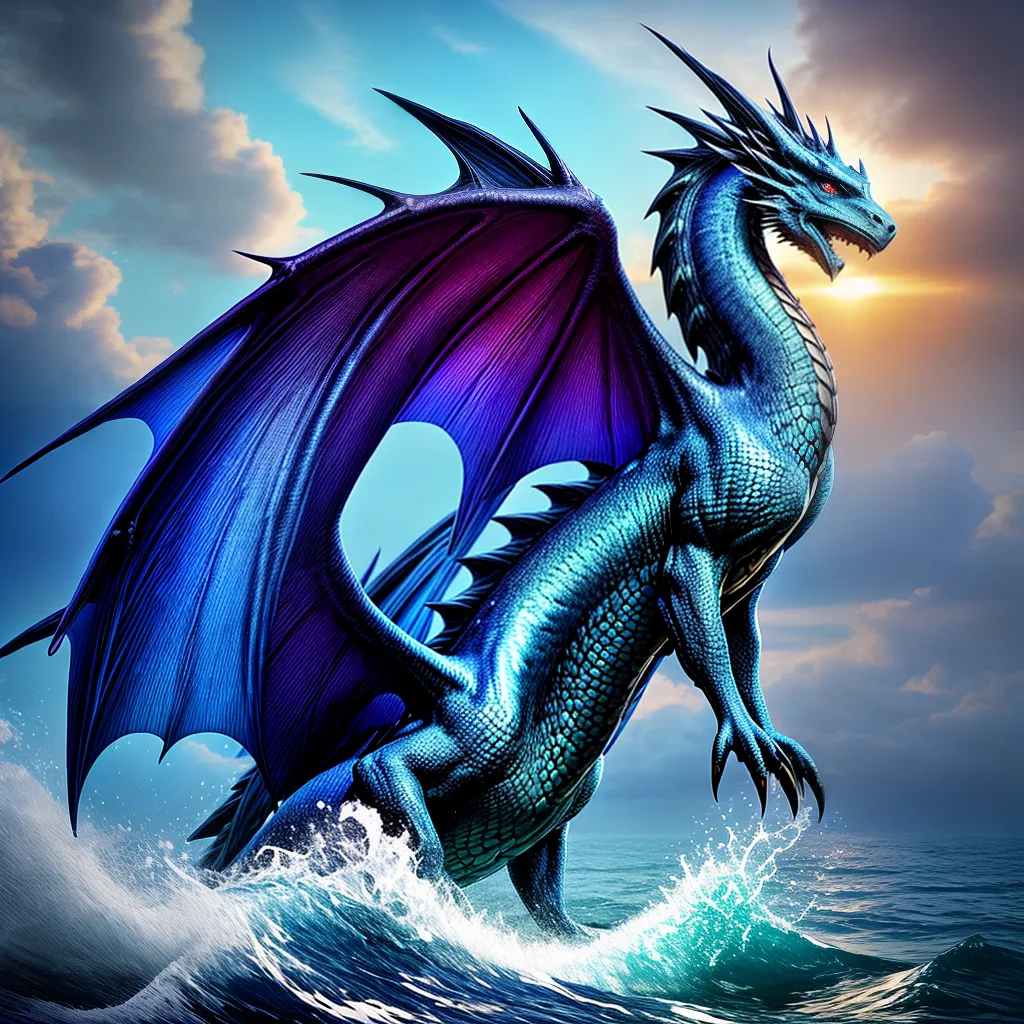 Qual O Significado De Sonhar Com Um Dragão-Azul No Mar?