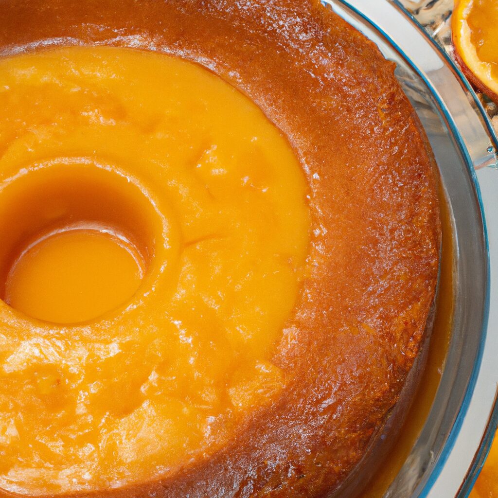 Receita do bolo pudim de laranja: passo a passo para fazer o bolo mais ...