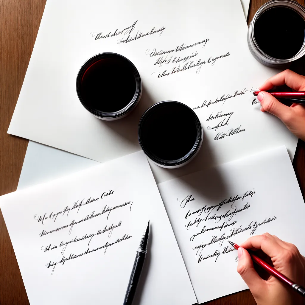 Aprenda a Arte da Caligrafia com o Alfabeto Moderno.