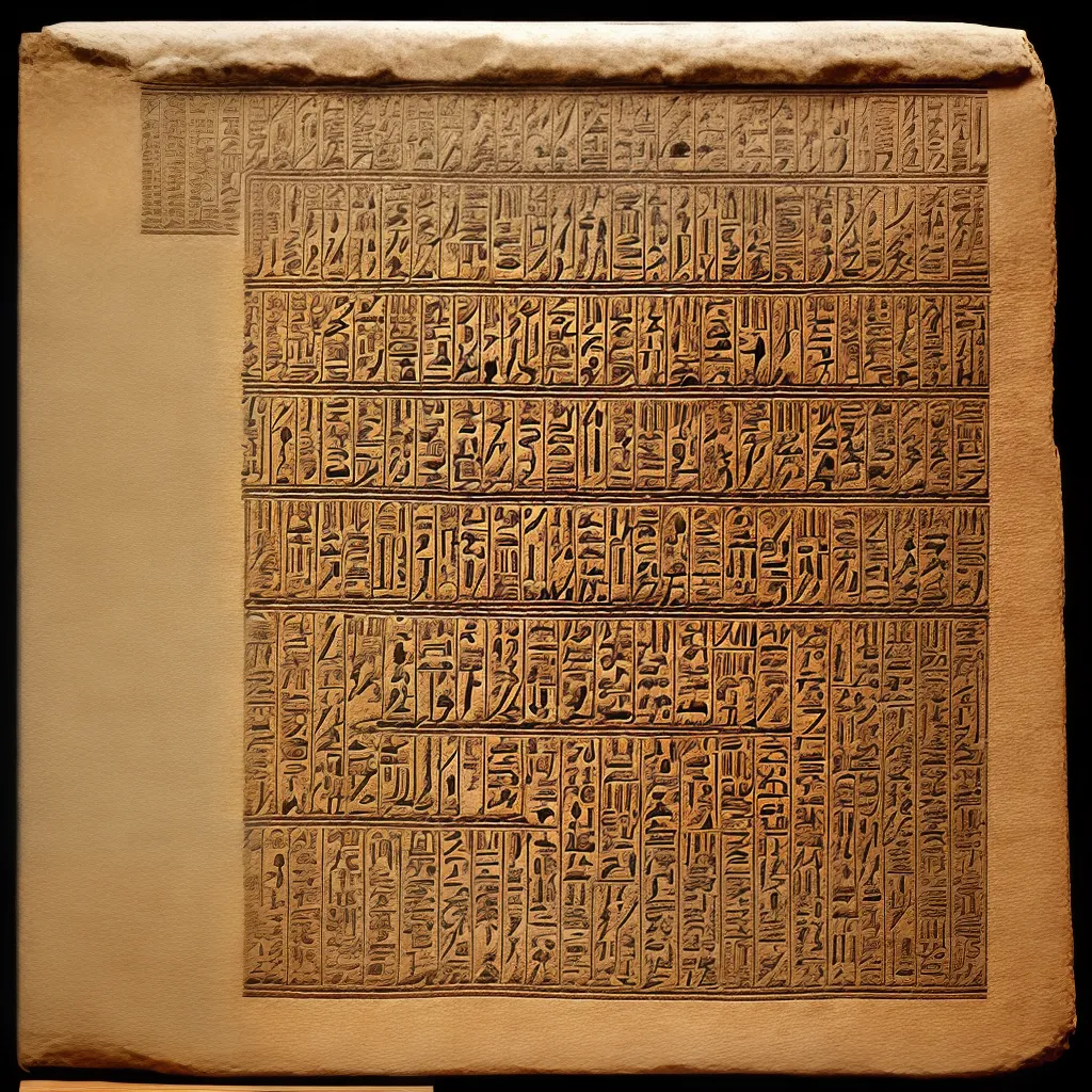 A Arte da Escrita em Papiro em Destaque.