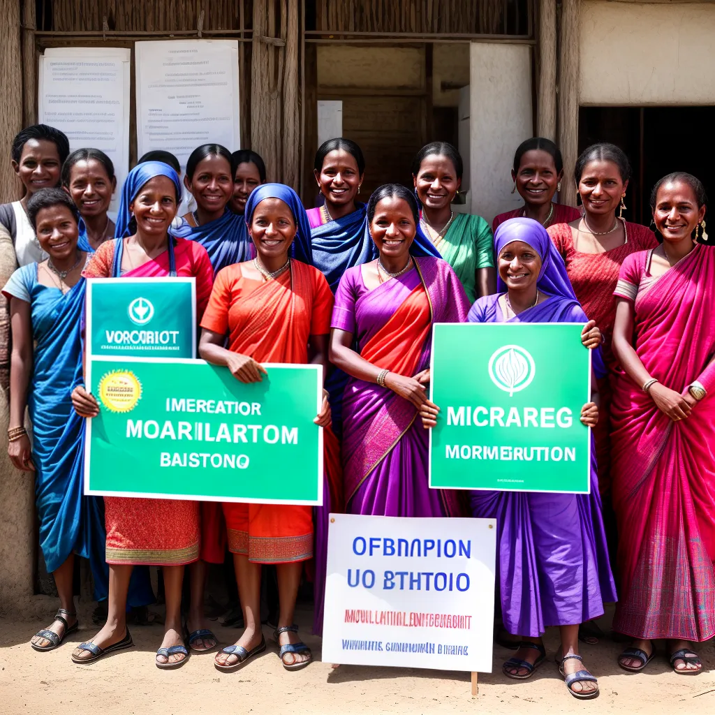 O poder do Microcrédito: como ele pode ajudar milhões de pessoas.