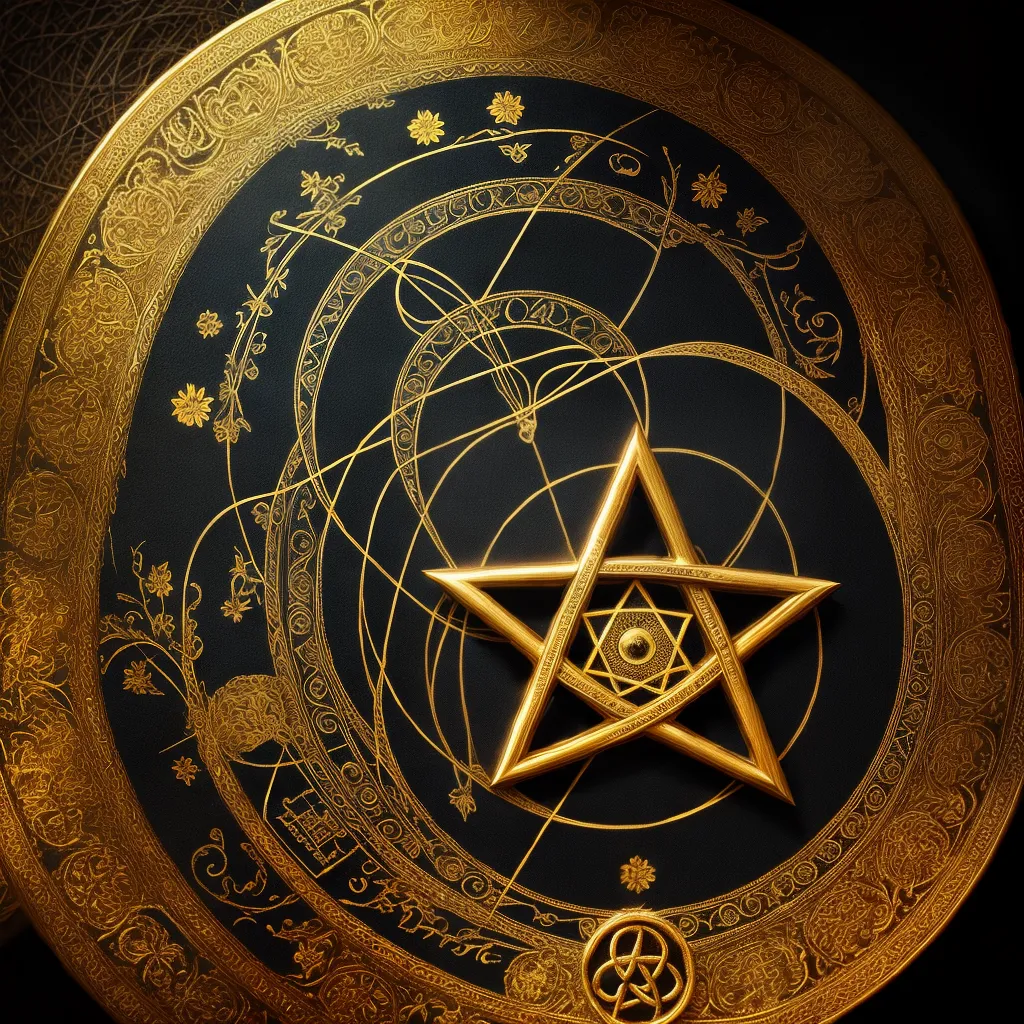 Desvendando os Segredos do Pentagrama na Arte